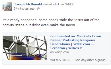 Who is vandal Joe McDonald? Here's his Facebook profile. - Stoic ...